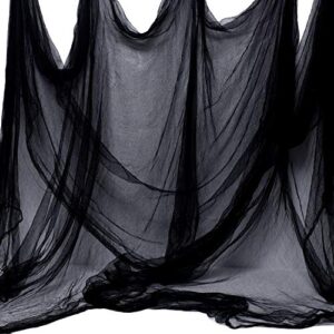 whaline halloween black creepy cloth 276 x 87 inch spooky halloween decoration for haunted houses party supplies