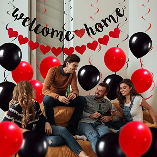 Welcome Home Party Decorations, Welcome Home Banner, Welcome Back Family Gathering Party Decorations Supplies