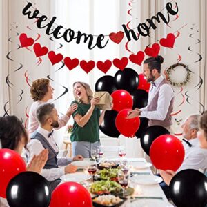 Welcome Home Party Decorations, Welcome Home Banner, Welcome Back Family Gathering Party Decorations Supplies