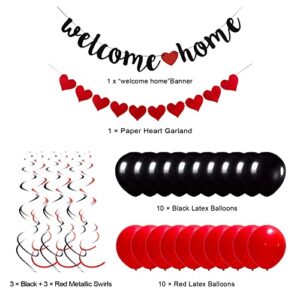 Welcome Home Party Decorations, Welcome Home Banner, Welcome Back Family Gathering Party Decorations Supplies