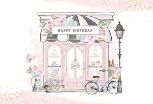 pink paris birthday party backdrop french pink parisian cafe tea 1st bday party background oh la la pink paris patisserie party banner 200x150cm w-8185