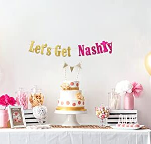 Nashville Bachelorette Party Glitter Banner – Western Cowgirl and Cowboy Bachelorette Party Decorations, Favors and Supplies