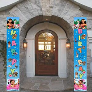 moana party hanging banners moana birthday theme party decoration