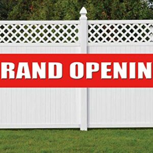 Grand Opening Banner, Store Restaurant Grocery Shop Advertising Business Start Large Sign