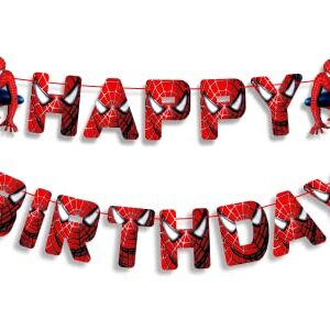 Seyal® Spider Happy Birthday Banner