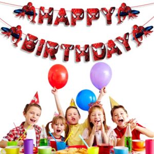 Seyal® Spider Happy Birthday Banner