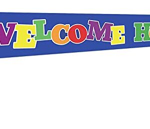 Extra Large Welcome Home Banner,Welcome Home Bunting Banner,Homecoming Deployment Return Party Sign - 9.8 x 1.6 Feet