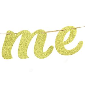 New Home New Chapter Banner, Housewarming Gift, Our First Home Sign, Home Sweet Home Decor Gold Glitter