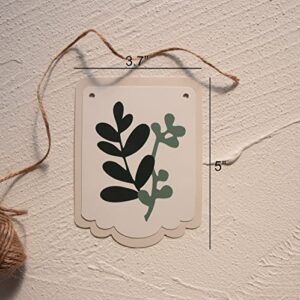 Oh Baby Greenery Banner,Baby Shower Decor,Party Garland,Mini Banner