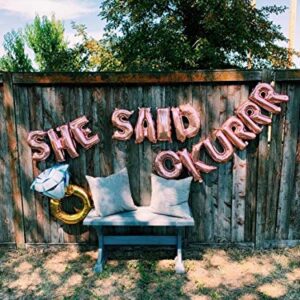 JeVenis She Said Okurrr Balloon Engagement Decoration Balloon She Said Yes Balloon Wedding Proposal Decoration Proposal Banner Bridal Shower Decor Hen Party Bachelorette Party Decoration