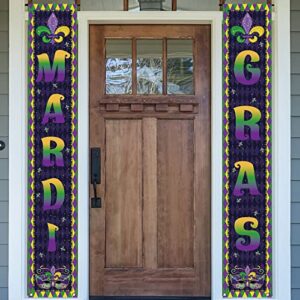 Mardi Gras Decorations New Orleans Brazi Carnival Font Porch Welcome Sign Fat Tuesday Masquerade Party Mardi Gras Decor and Supplies for Home Party