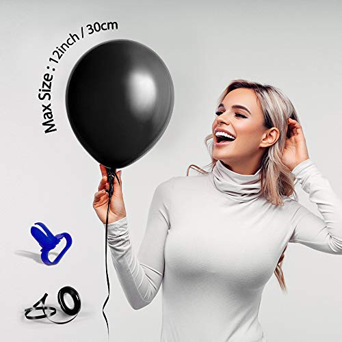 100 Pieces Party Balloons KINBON 12 Inch Latex Balloons for Party Halloween Christmas Decoration Birthday Party Wedding