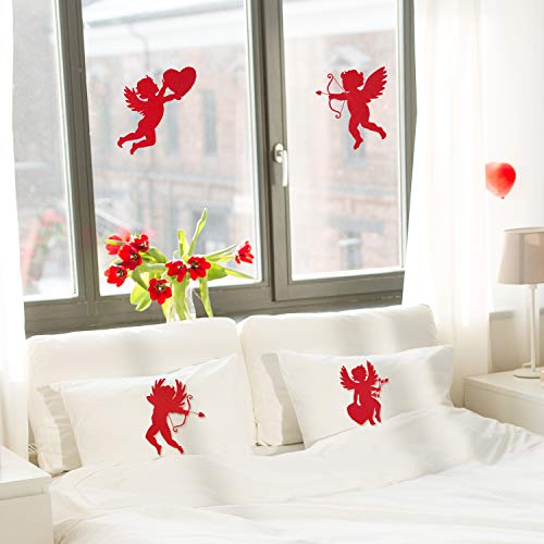 12 Pieces Cupid Cutouts Printed Cupid Paper Cutout Cupid Shaped Decorations for Valentine's Day Wedding Party Supplies