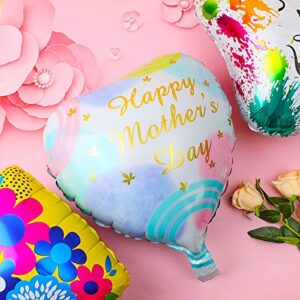 28 Pieces Happy Mother's Day Balloons Mother's Day Party Decorations Supplies Best Mom Ever Mom Day Foil Balloons Feliz Dia Mama Balloons Mother's Day Party Balloons for Mother's Day Party Decor