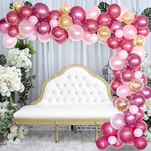 Pink balloons,100-Pack,12-Inch,Latex Balloons(100pcs)