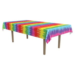 tie-dyed tablecover party accessory (1 count) (1/pkg)