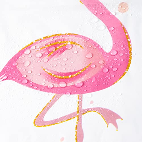 WERNNSAI Flamingo Tablecloth - 108''x 54'' Tropical Luau Party Disposable Plastic Table Cover Pineapple Party Supplies for Kid Girl Picnic Birthday Party Decoration