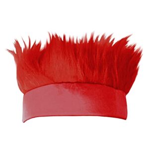 beistle hairy headband, red (60277-r)