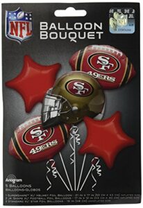 anagram bouquet 49ers, one size, multicolor