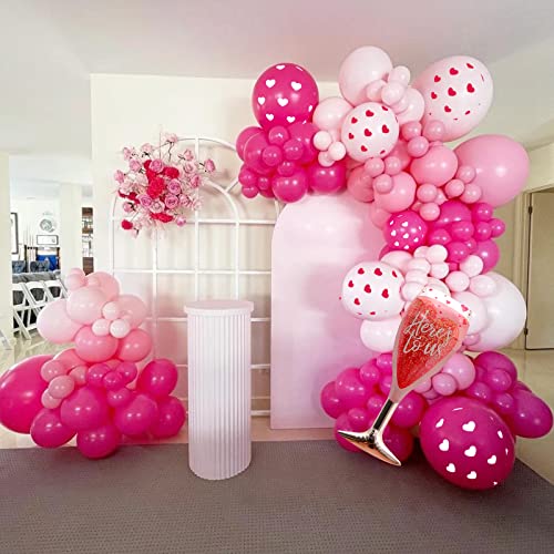 98 PCS Galentines Day Decorations Galentines Day Balloons Arch Garland Galentines Day Banner Valentine's Day Party Friends Supplies