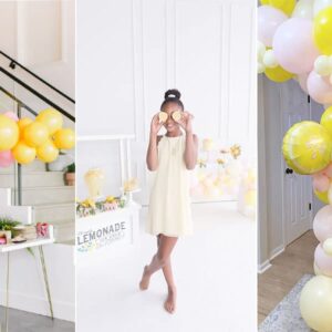 Pastel Yellow Balloon Garland Kit 127Pcs Lemon balloon arch For baby shower Lemonade party main squeeze bridal shower decorations