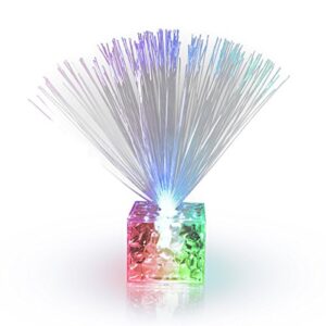 5.5″ light up mini color change clear centerpiece (set of 12)