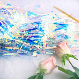 asunflower Metallic Foil Fringe 6.5Ft Iridescent Fringe Holidays Party Photo Backdrop Multicolor Curtain Door Streamers