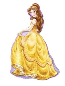 disney princess belle 39 inch mylar foil balloon supershape xl-1 piece