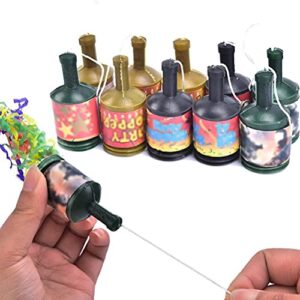 30pcs kids mini party confetti poppers streamers party poppers for wedding, birthday, graduation, baby shower kids toy halloween confetti poppers for party supplies, christmas new year decorations