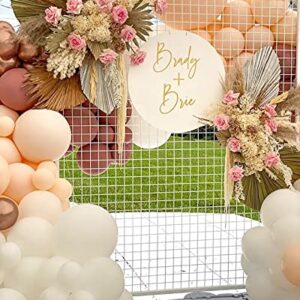 Beaumode DIY Matte Dusty Pink Peach Balloon Garland Matte Balloon Arch Wedding Cream Baby Shower Bridal Shower 1st Birthday Photo Backdrop Party Decoration (Dusty Pink and Peach)