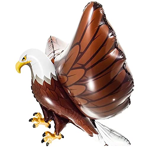 2Pcs Giant Inflatable Eagle Animal Party Decoration Balloon 33 inch Realistic American Bald Eagle Blowup Balloon Eagle