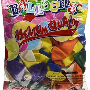 Tatco Helium-Quality Latex Balloon - 12" Diameter - Assorted - 100 / Pack (TCO61100)