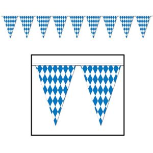 beistle oktoberfest pennant banner, 17 by 30-feet