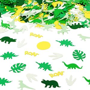 400 pcs dinosaur confetti dino birthday table confetti jurassic dinosaur table confetti dino jungle theme party supplies dinosaur photo prop for baby shower decoration birthday party supplies