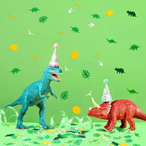 400 Pcs Dinosaur Confetti Dino Birthday Table Confetti Jurassic Dinosaur Table Confetti Dino Jungle Theme Party Supplies Dinosaur Photo Prop for Baby Shower Decoration Birthday Party Supplies