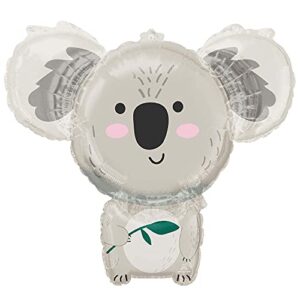 anagram 28″ koala bear foil balloon, multicolor