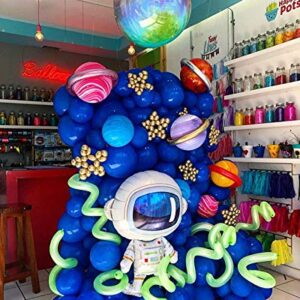 2 Pcs Astronauts Shaped Big Mylar Foil Balloon Universe Space Theme Birthday Party Decorations