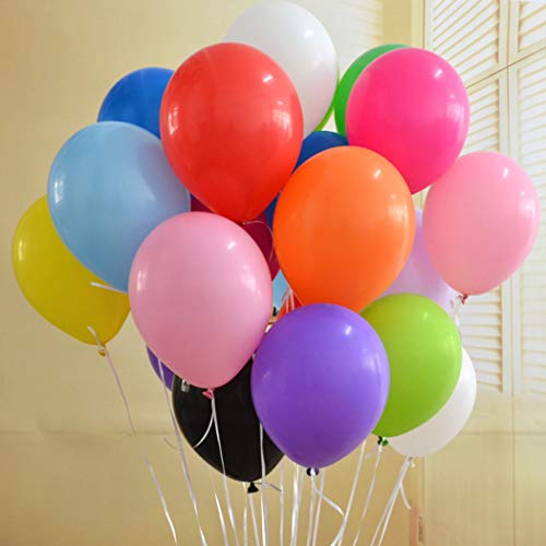 Beaumode 5 Inches Tiny Balloons Assorted Latex Rainbow Balloons 200pcs for DIY Balloon Garland Balloon Game Bridal Shower Bachelorette Birthday Party Centerpiece Decor