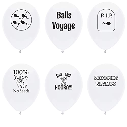 ROFLmart Funny Vasectomy Party Decorations Balloons