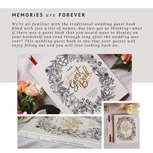 Lily & Val Wedding Guest Book, Fun Wedding Ideas, Alternative Wedding Guest Book, Capture Memories with Wedding Book for Decoration