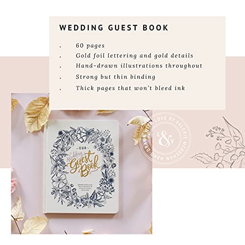 Lily & Val Wedding Guest Book, Fun Wedding Ideas, Alternative Wedding Guest Book, Capture Memories with Wedding Book for Decoration