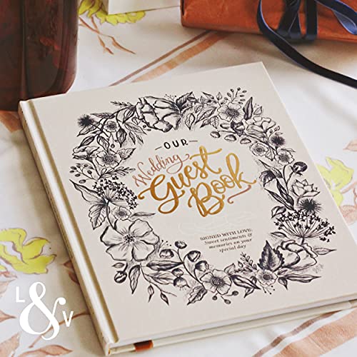 Lily & Val Wedding Guest Book, Fun Wedding Ideas, Alternative Wedding Guest Book, Capture Memories with Wedding Book for Decoration