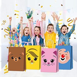 Yizeda 16 Pcs Blim Blim Paper Bags Party Gift Bags Blim Blim Birthday Gift Bags for Kids boy girl Birthday Party Decorations