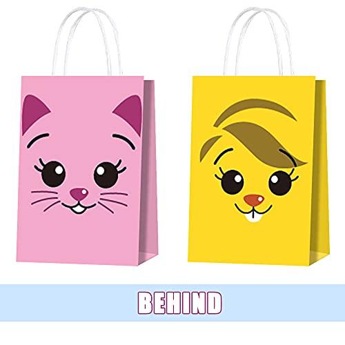 Yizeda 16 Pcs Blim Blim Paper Bags Party Gift Bags Blim Blim Birthday Gift Bags for Kids boy girl Birthday Party Decorations