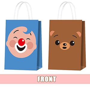 Yizeda 16 Pcs Blim Blim Paper Bags Party Gift Bags Blim Blim Birthday Gift Bags for Kids boy girl Birthday Party Decorations