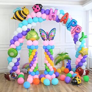 Balloon Arch Kit, Large Adjustable Balloon Column Stands Set for Wedding, Baby Shower, Birthday Party, Bachelorette Party, Other Parties and Events (10ft T, 10ft W)