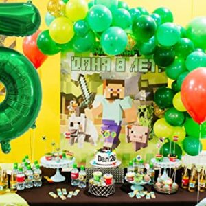 40 Inch Huge Dark Green Numbers 5 Balloons Decorations Birthday Party Supplies Helium Foil Mylar Big Digital 0-9 Summer 2022 Graduation Anniversary Celebrations(Emerald Green 5 balloon)