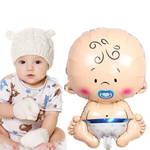 JKJF Baby Foil Balloon Pacifier Baby Balloons Teat Bottle Feet Balloon for Gender Reveal Party Baby Birth Shower Party - Giant 6 Pcs