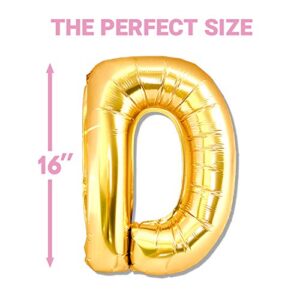 Big BRIDE TO BE Balloons Gold 16" Letters Banner - Bachelorette Party Decorations Kit - Hen Party Supplies and Favors - Bridal Shower and Hen Party Decorations Set