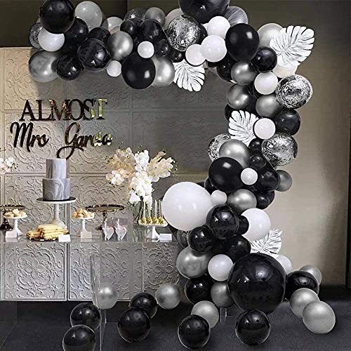 Metallic Chrom Silver Party Balloons 50 PCS 5 Inches Latex Balloons for Birthday arty (Sliver)